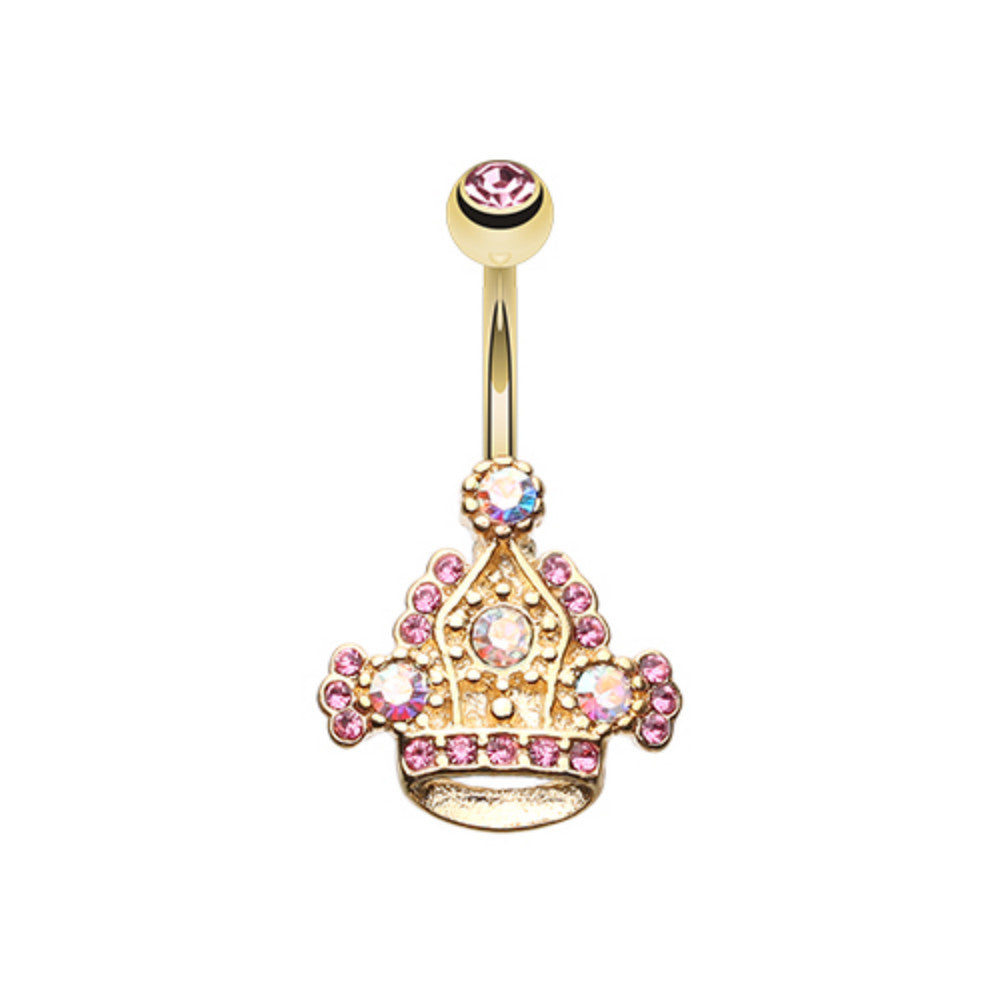 Royal Majesty Crown Belly Button Ring – WildKlass Jewelry
