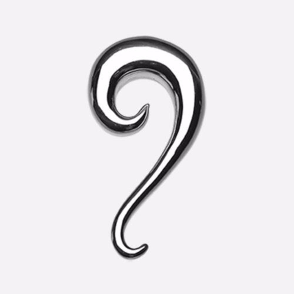 Swirl Claw Hook Steel Ear Gauge Hanging Taper – WildKlass Jewelry